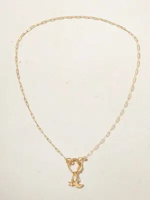 MARLA AARON 18-karat Gold Diamond Necklace