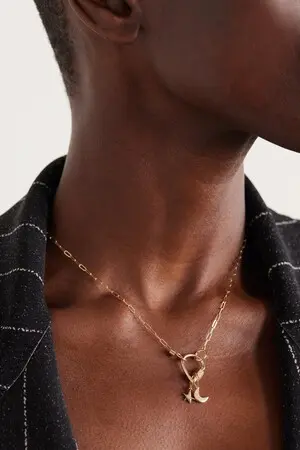 MARLA AARON 18-karat Gold Diamond Necklace