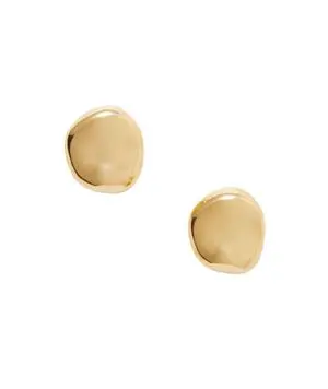 Agmes Gia Small Vermeil Earrings - Gold