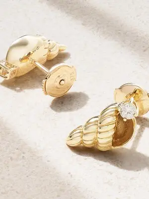Yvonne Léon 9-karat Diamond Earrings