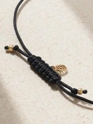 SYDNEY EVAN 14-karat Cord And Diamond Bracelet