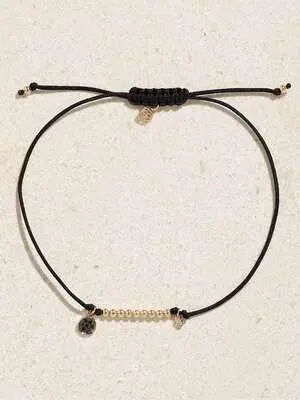 SYDNEY EVAN 14-karat Cord And Diamond Bracelet