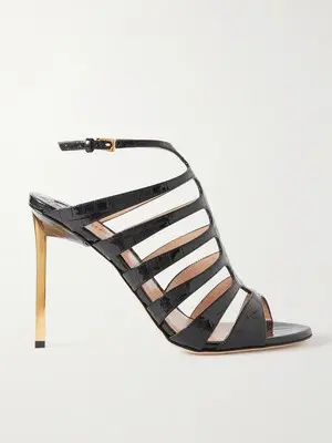Tom Ford Glossed Sandals For Women