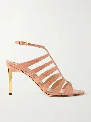 Tom Ford Croc Effect Sandals For Women