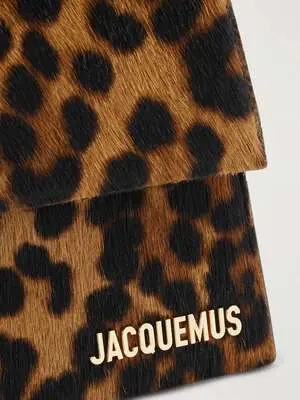 Jacquemus Leopard-print Calf Hair Shoulder Bag