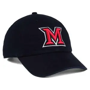 '47 Miami University Redhawks Clean Up Adjustable Hat - Black