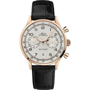 MIDO Multifort Patrimony Chronograph Strap Watch - Ivory
