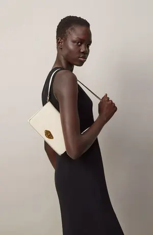 Mulberry Lana High Gloss Leather Wallet On A Strap