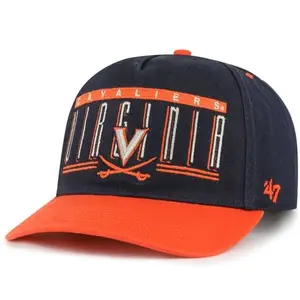 '47 Virginia Cavaliers Double Header Hitch Adjustable Hat - Navy