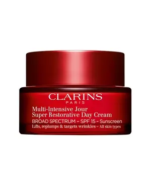 Clarins Super Restorative Day Moisturizer With Spf 15 Sunscreen - No Color