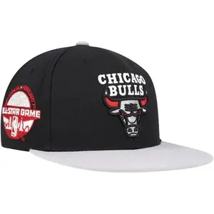 Mitchell & Ness Gray Chicago Bulls Core Snapback Hat