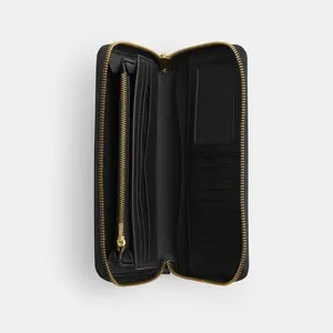COACH Essential Continental Wallet - Brass/black