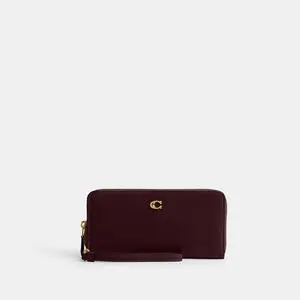 COACH® Essential Continental Wallet Brass/merlot