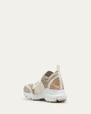 TOD'S Stretch Woven Cotton Runner Sneakers