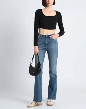 Only Cropped Ribbed Top