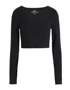 Only Cropped Ribbed Top
