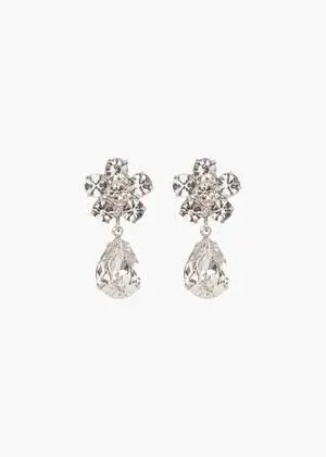 JENNIFER BEHR Janna Drop Earrings - Crystal