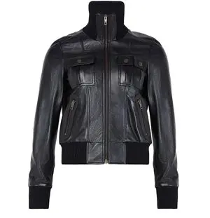 Chloé Leather Jacket Black