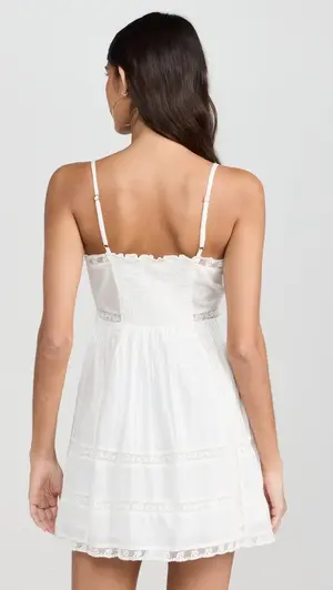 LoveShackFancy Docila Dress - White