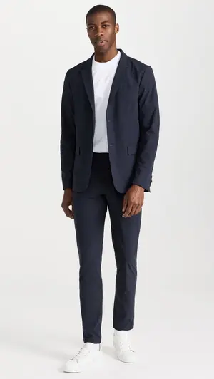 RHONE Slim Fit Commuter Trousers - True Navy