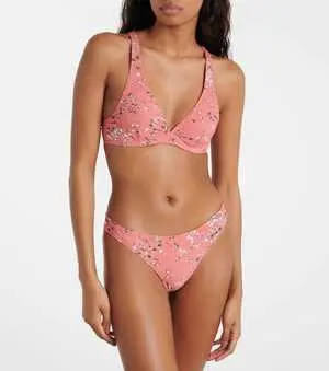 Isabel Marant Étoile Petra Printed Bikini Top
