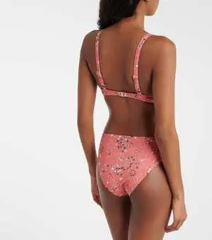 Isabel Marant Étoile Petra Printed Bikini Top