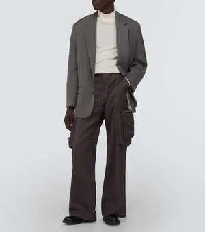 WINNIE N.Y.C Gabriel Wool-blend Cargo Pants