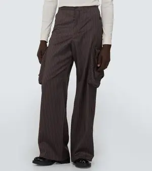 WINNIE N.Y.C Gabriel Wool-blend Cargo Pants