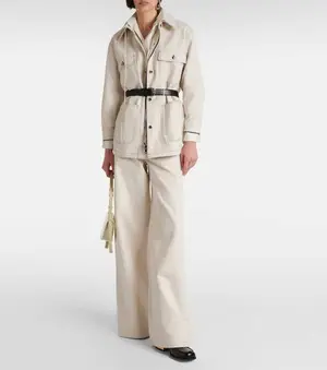 Max Mara Dardano Cotton And Linen Jacket