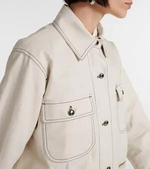 Max Mara Dardano Cotton And Linen Jacket