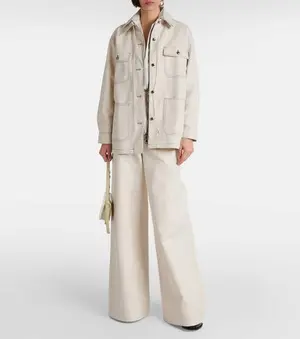 Max Mara Dardano Cotton And Linen Jacket