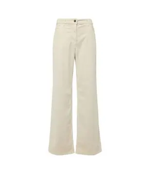 THE ROW Dan Cotton Corduroy Flared Pants