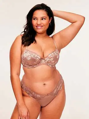Victoria's Secret Adore Me Chelsi Brazilian Panty - Beige