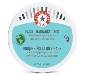 FIRST AID BEAUTY Facial Pads W/ Lactic & Glycol Ic Acids & Aha - One-color