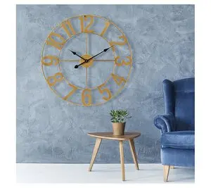 SORBUS Decorative 24' Numeral Wall Clock