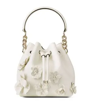 JIMMY CHOO Beach Woven Tote - White