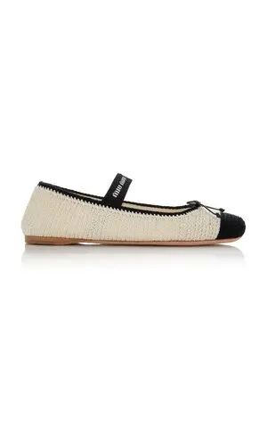 Miu Miu Structured Flats For Women