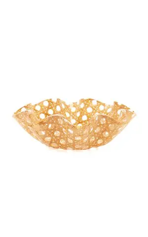 MODA DOMUS Medium Wicker Salad Bowl - Neutral