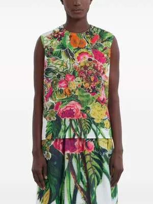 Marni Floral-print Cotton Vest
