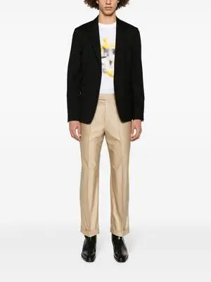 Alexander McQueen Mid-rise Straight-leg Trousers