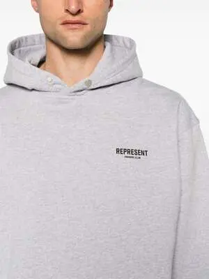REPRESENT Owners Club Cotton Hoodie - Grey