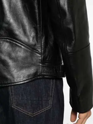 Alexander McQueen Zip-up Leather Biker Jacket