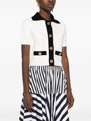 PATOU 3d-knit Cropped Cardigan