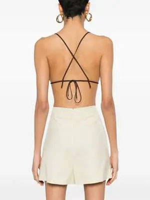 Philosophy Di Lorenzo Serafini Halterneck Bra Top - Brown