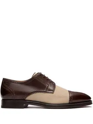 Bally Panelled Leather Derby Shoes