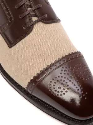 Bally Panelled Leather Derby Shoes