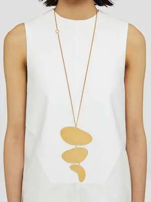 JIL SANDER Oversize Pendant Necklace