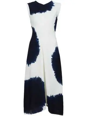 Proenza Schouler Ella Printed Dress - White