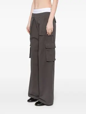 Alexander Wang Mid-rise Cargo Trousers - Grey