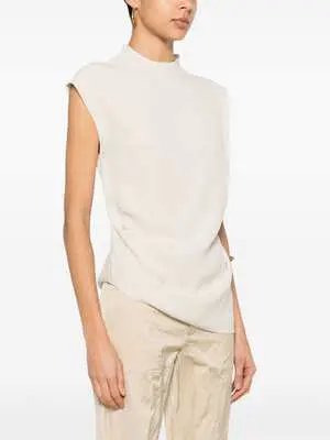 Gauchère Crepe Asymmetric Blouse